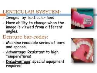 Role of prosthodontics in forensic dentistry | PPTX