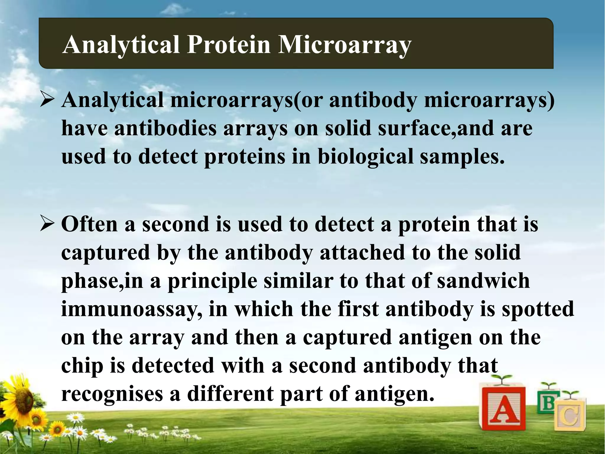 protein microarray | PPTX