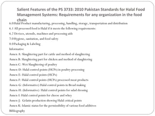 Role of psqca in halal food standardization | PPT
