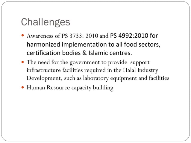 Role of psqca in halal food standardization | PPT