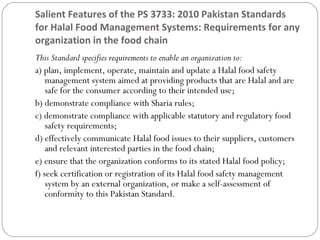 Role of psqca in halal food standardization | PPT