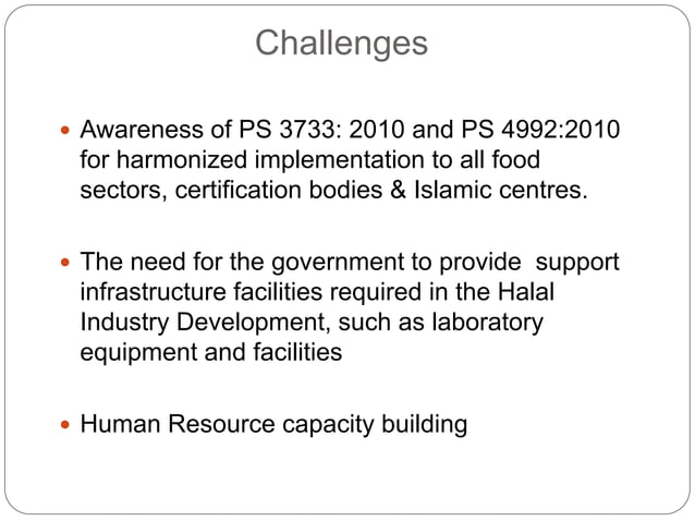 Role of PSQCA in Halal Food Standardization | PPTX | Food Industry ...