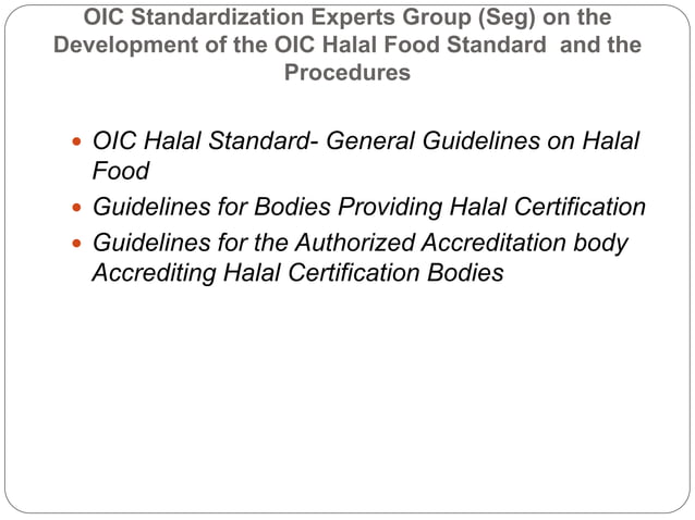 Role of PSQCA in Halal Food Standardization | PPTX | Food Industry ...