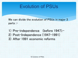 Role of psu in indian economy | PPTX