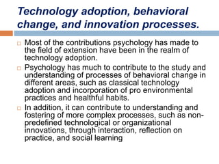 Role of psychology | PPTX | Science