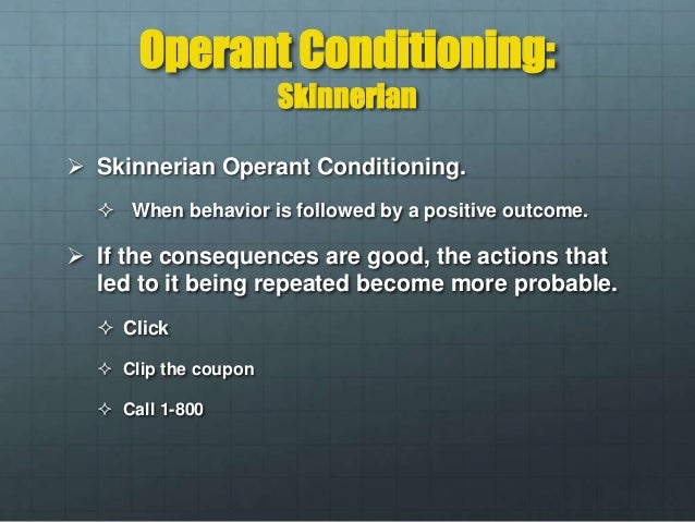 Operant Conditioning and Psychoanalytic Tactics in Advertising: B.F.…