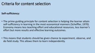 Role of psychology in content selection | PPT