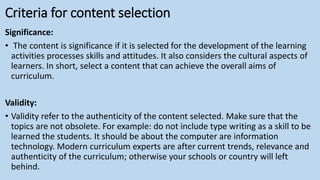 Role of psychology in content selection | PPT