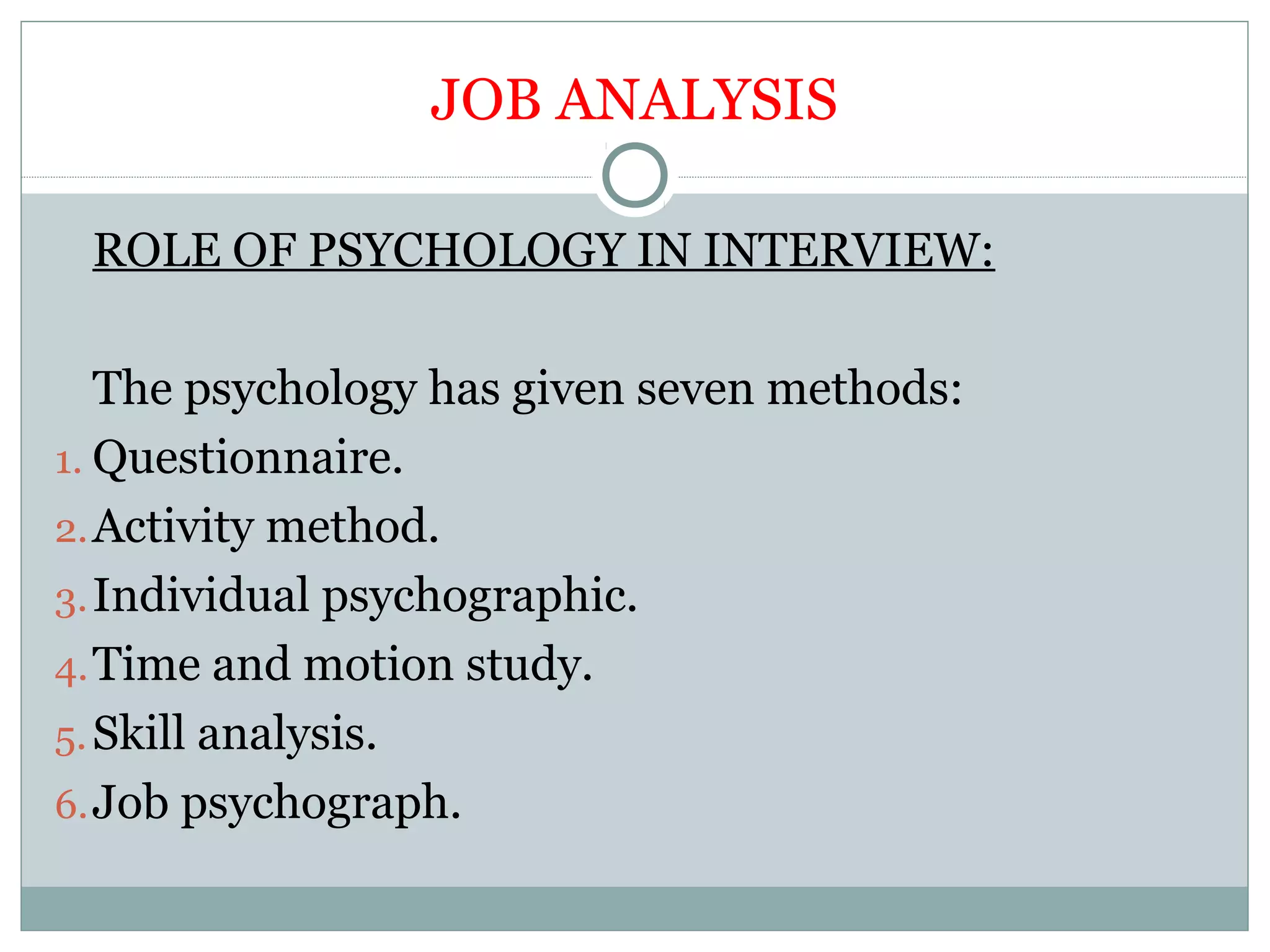 Role of psychology in hr | PPT