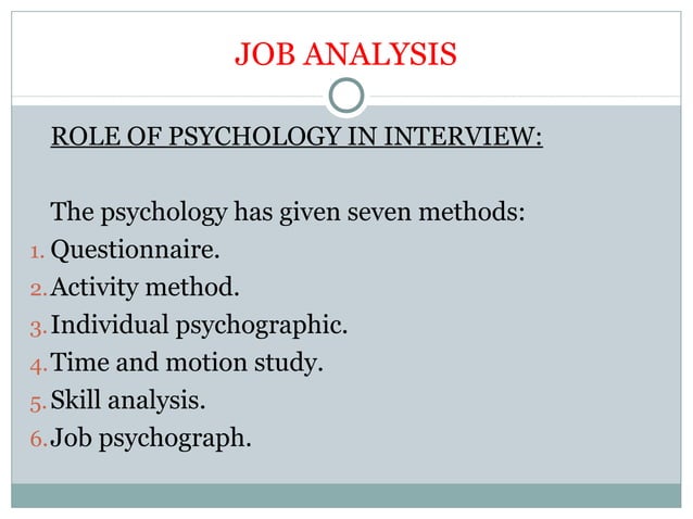 Role of psychology in hr | PPT | Human Resources | Business