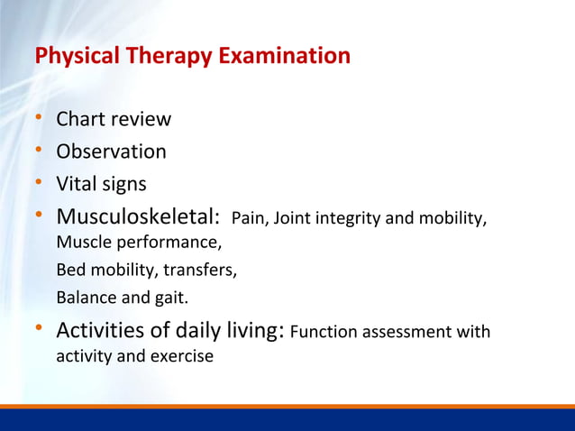 Role of Physiotherapist in exercise testing and exercise prescription ...
