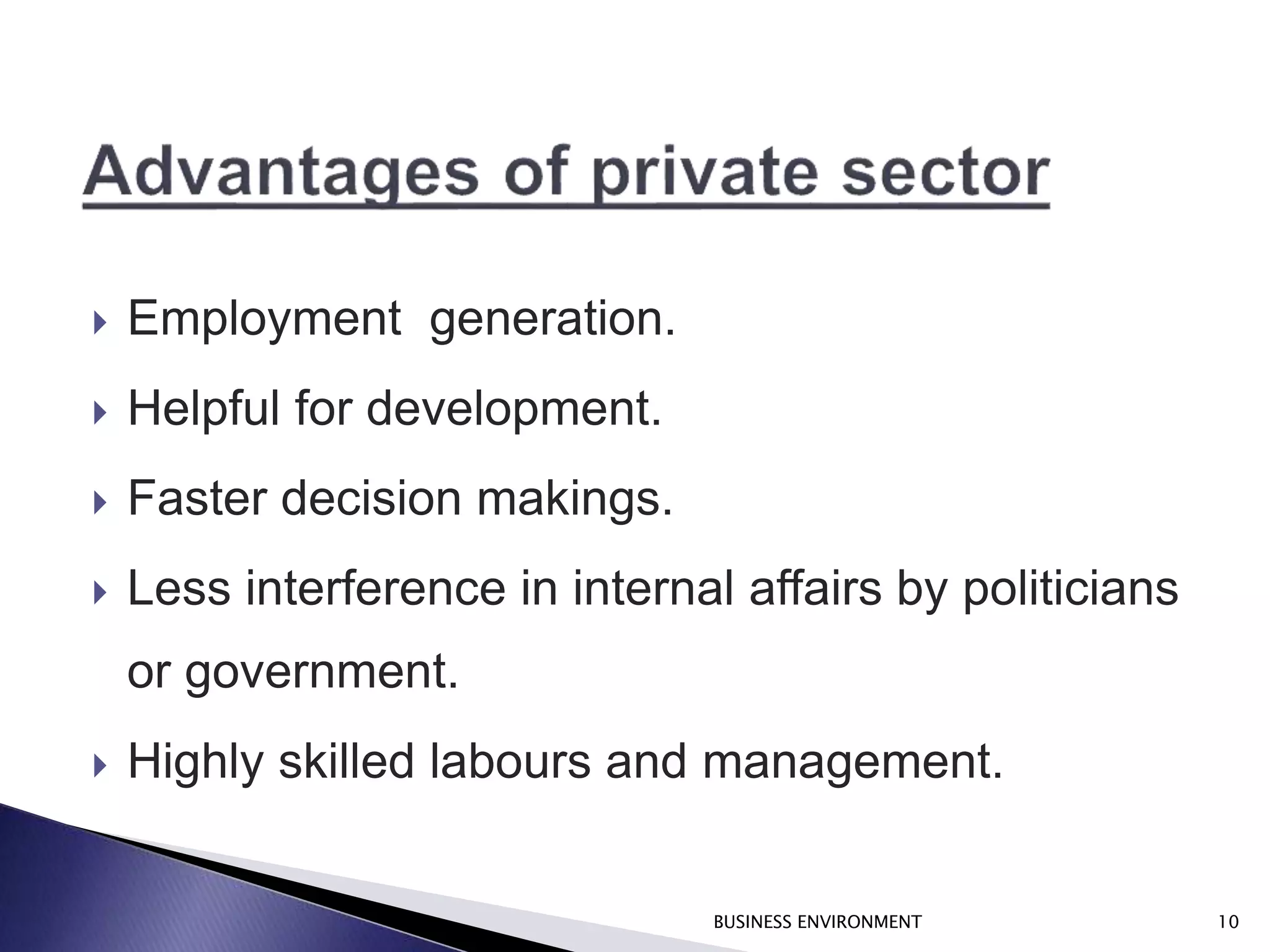 Role of public and private sector | PPTX