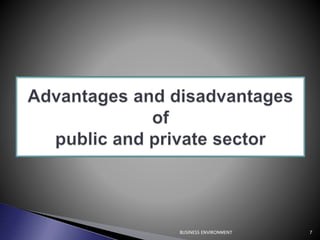 Role of public and private sector | PPTX