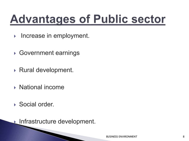 Role of public and private sector | PPTX