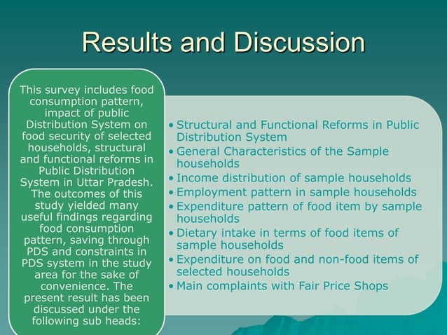 Role of public distribution system in rural area | PPTX