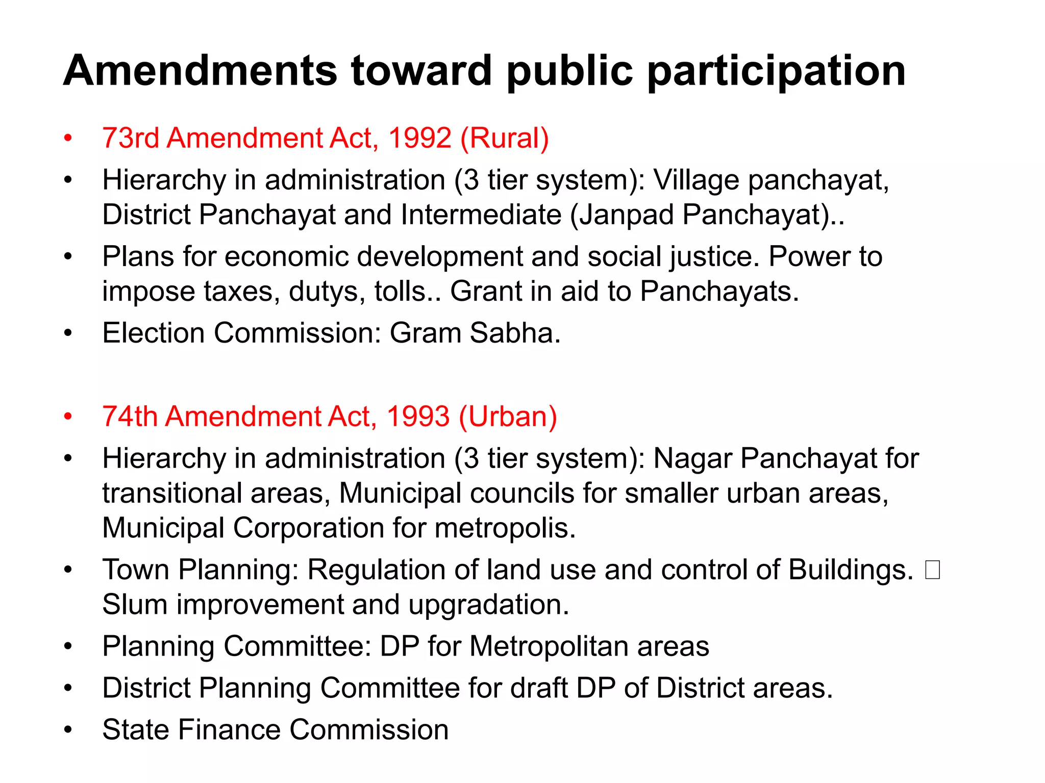 Role of public participation | PPTX