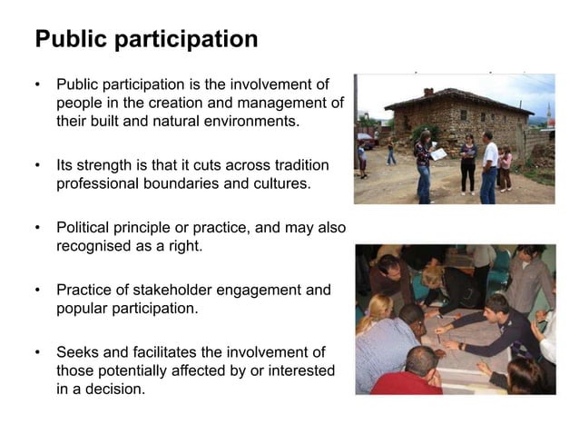 Role of public participation | PPT Role of public participation | PPT