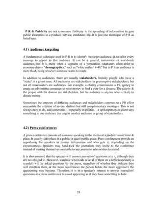 Role Of Public Relations In Ngo Management | PDF