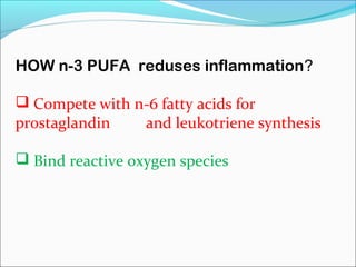 Role of pufa in atherosclerosis | PPT