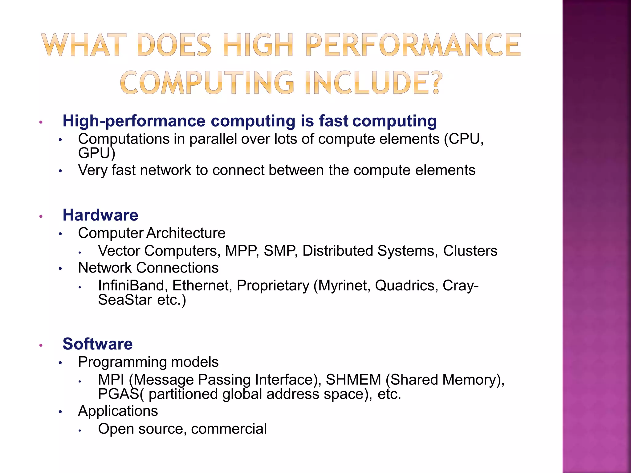 Role of python in hpc | PPTX