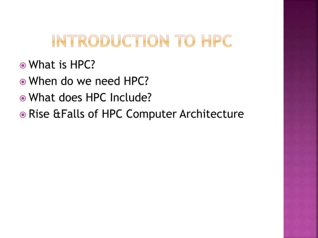 Role of python in hpc | PPTX