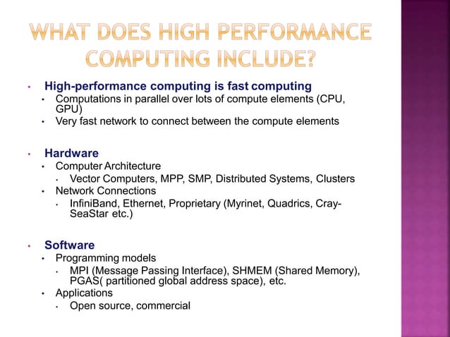 Role Of Python In Hpc Ppt