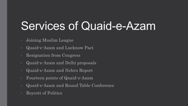 Role of Quaid-e-Azam and Allama Iqbal in Formation.pptx | Islam ...