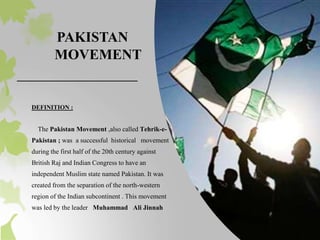 ROLE OF QUAID-E- AZAM IN PAKISTAN MOVEMENT.pptx