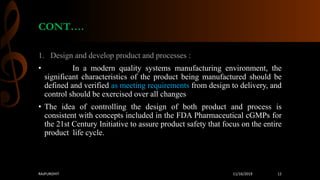 Role of quality system and audits in pharmamaceutical | PPTX