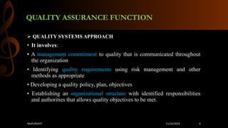 Role of quality system and audits in pharmamaceutical | PPTX
