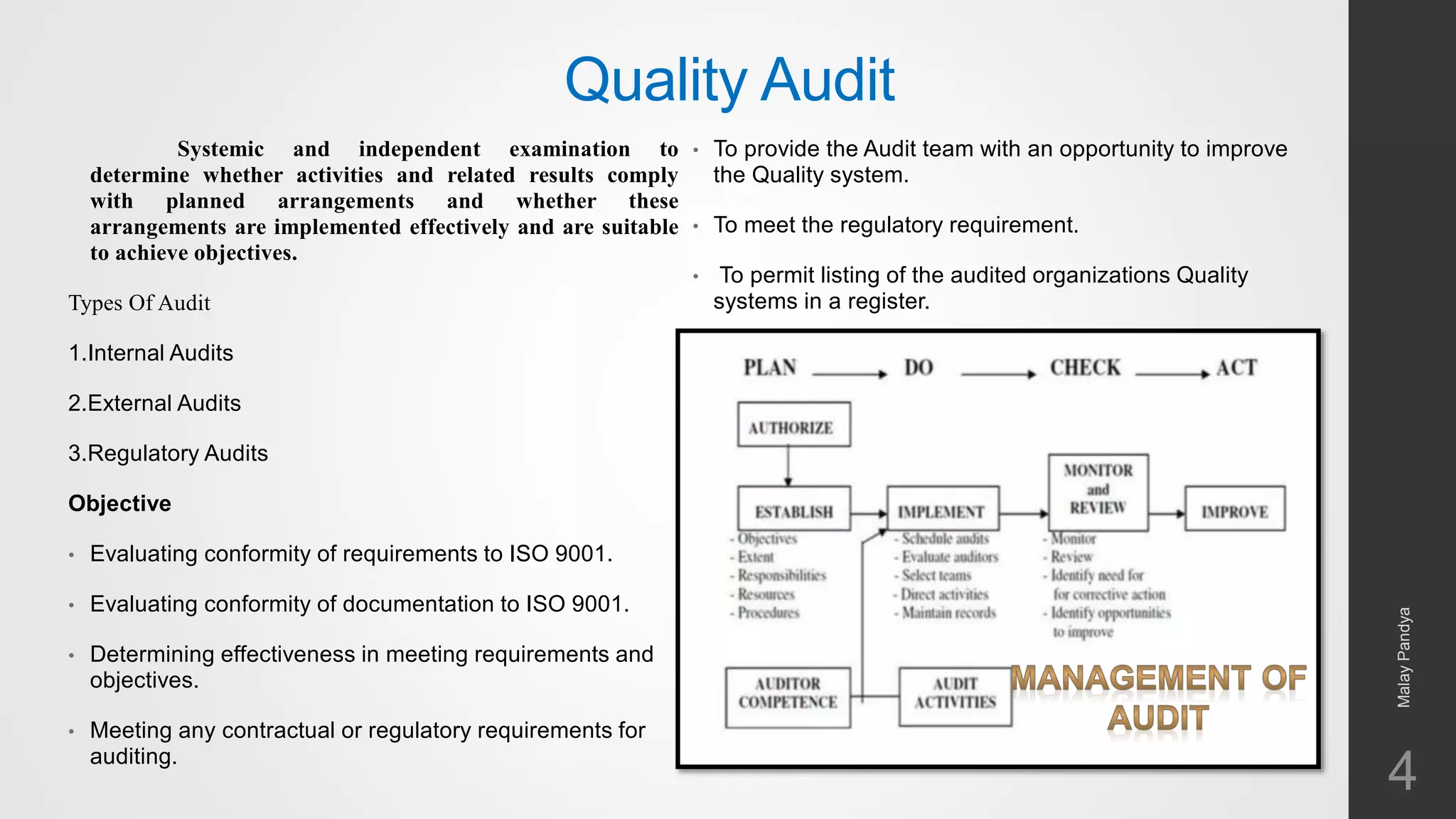 Role of quality systems and audits in pharmaceutical manufacturing ...
