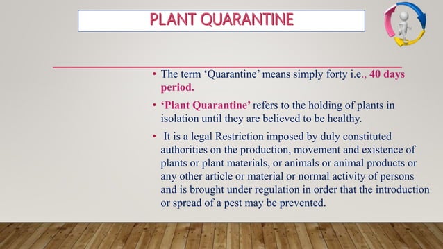 Role of quarantine | PPT