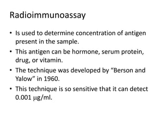 Role of radioactivity in viral assay | PPT