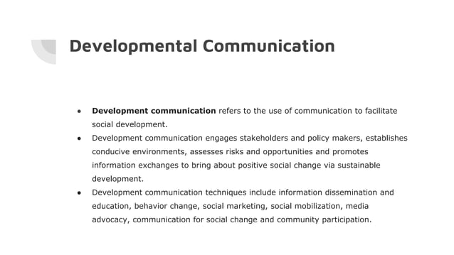 Role of radio in developmental communication | PPTX