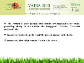 Role of Rasayana in Netra Roga | PPT