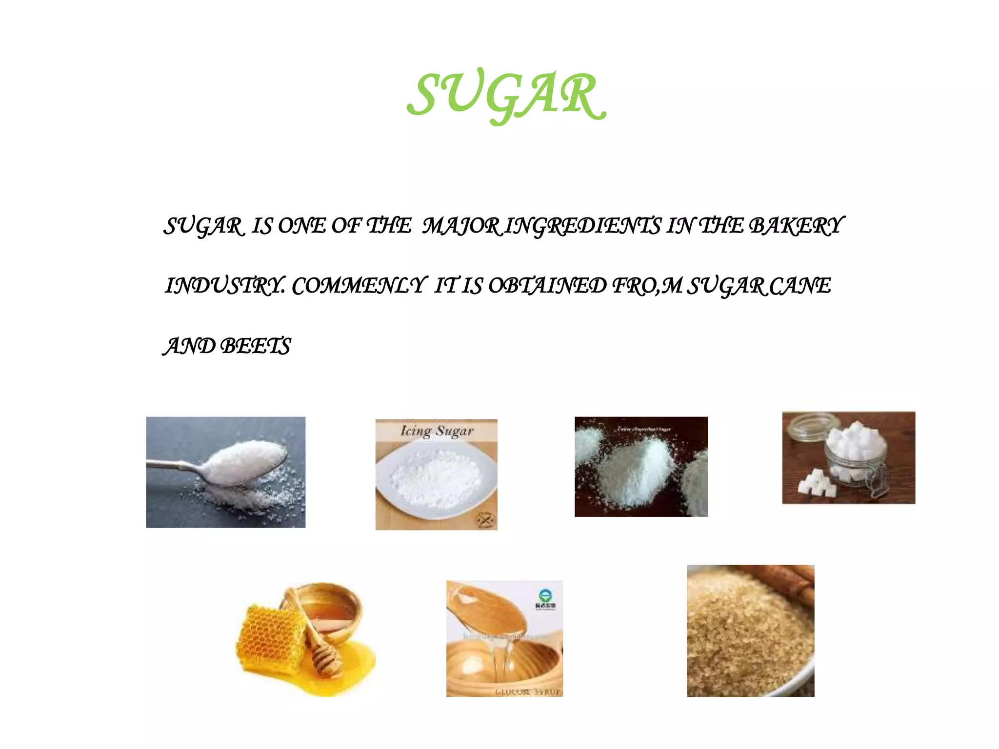 Role of raw materials bakery | PPTX