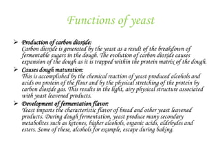 Role of raw materials bakery | PPTX