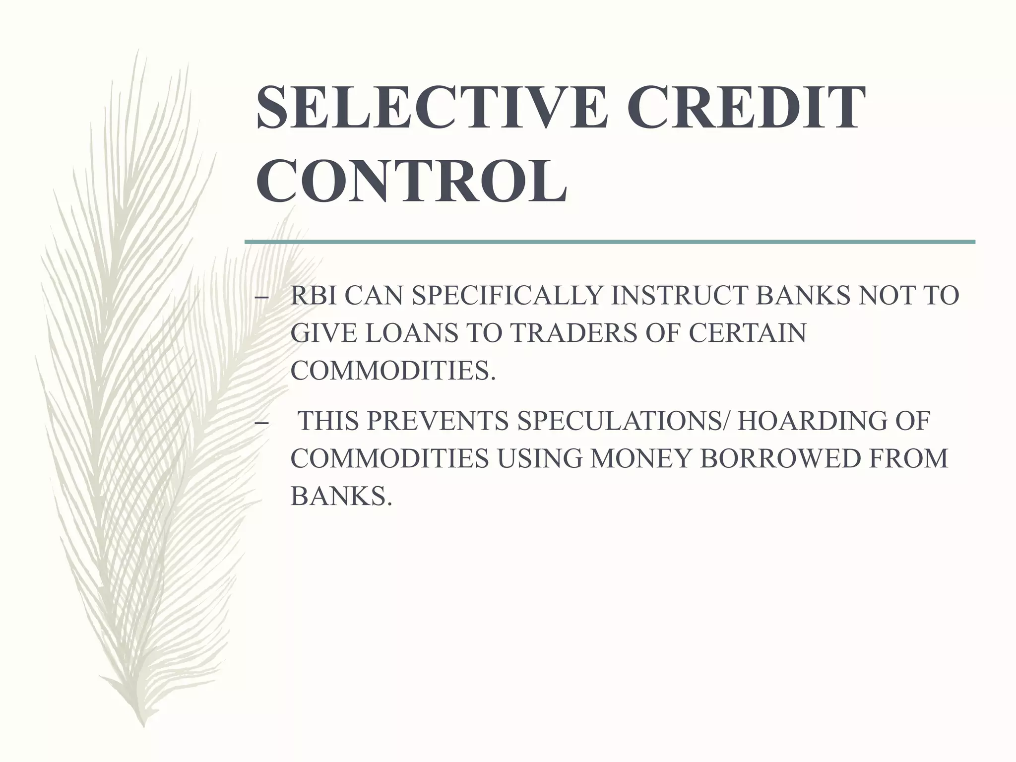 Role of rbi in controlling money supply in india | PPTX