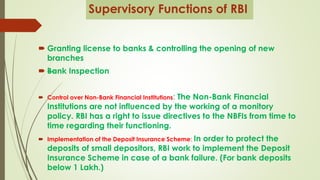 Role of rbi in indian economy | PPTX
