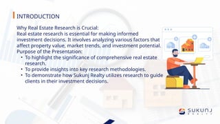 Role of Real Estate Research in Making Informed Investment Decisions | PPT