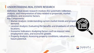 Role of Real Estate Research in Making Informed Investment Decisions | PPT