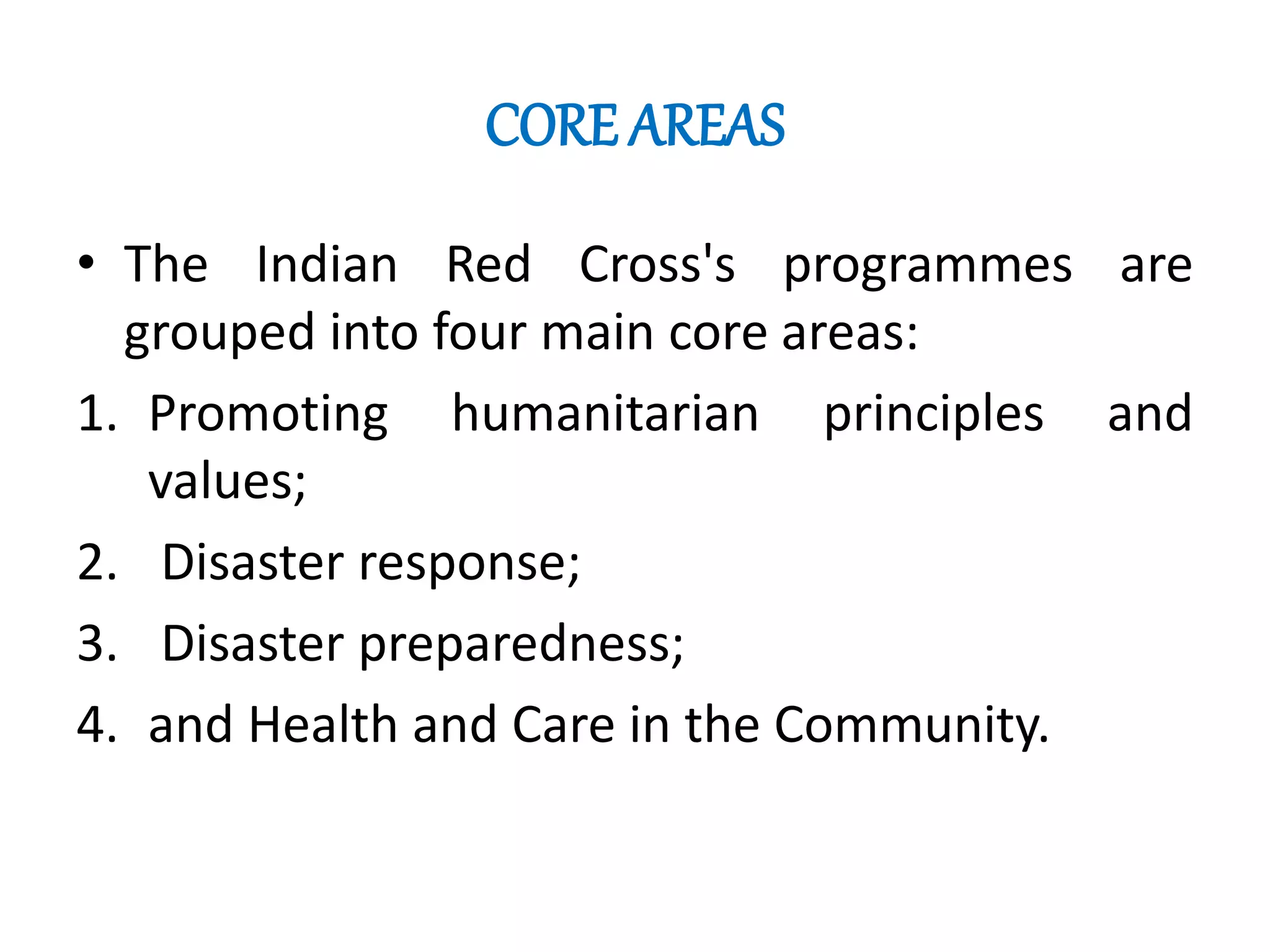 Role of red cross in disaster management | PPTX