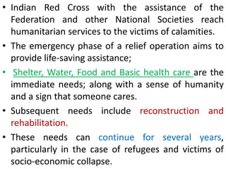Role of red cross in disaster management | PPTX