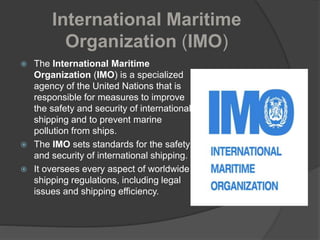 Role of regulatory authorities for trade and shipping | PPTX