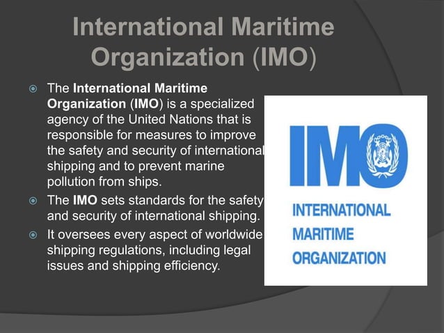 Role of regulatory authorities for trade and shipping | PPT