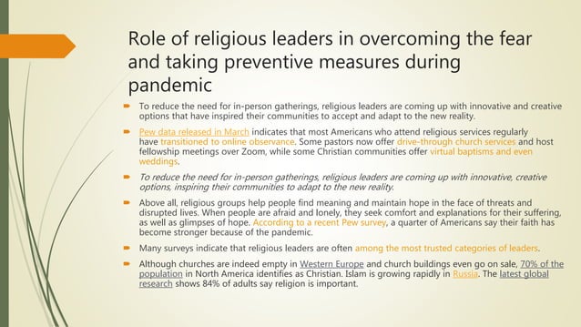 Role of religious communication during pandemic covid-19 | PPT