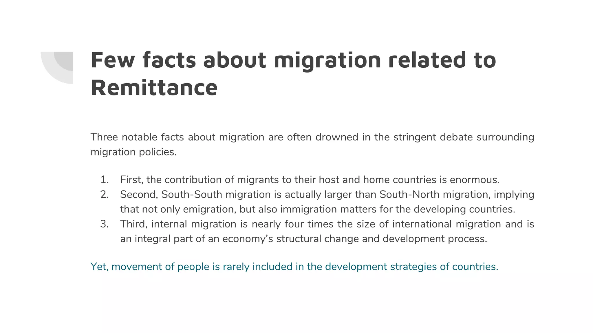 Role of remittance in development | PPTX