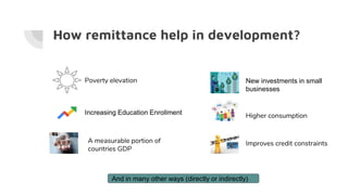Role of remittance in development | PPTX