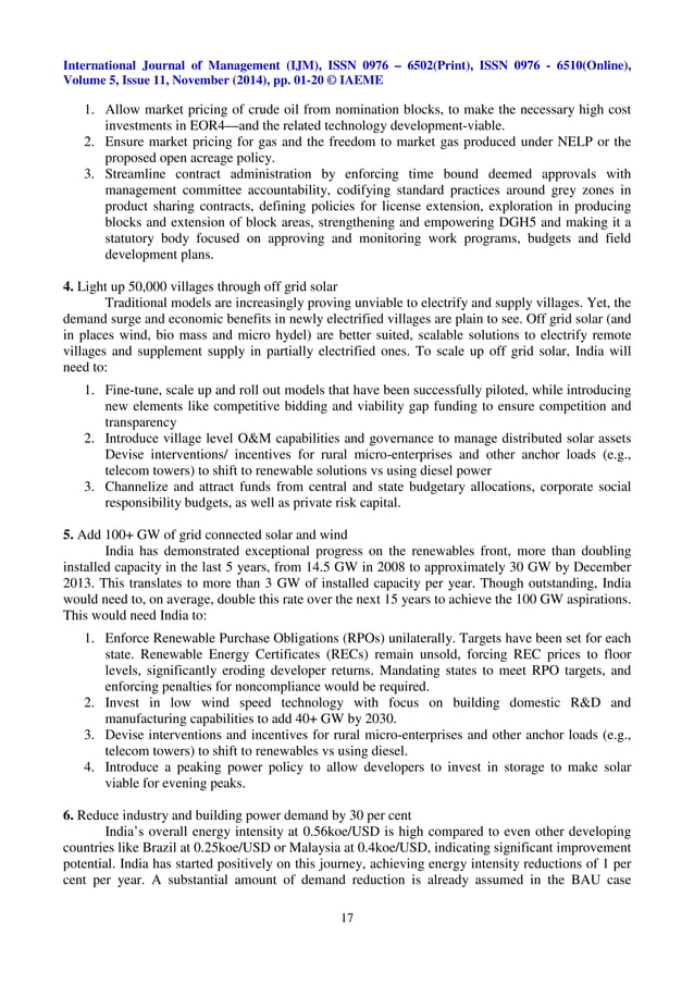 Role of renewables in energy mix in perspective of indian energy ...