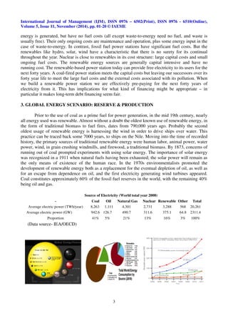 Role of renewables in energy mix in perspective of indian energy ...